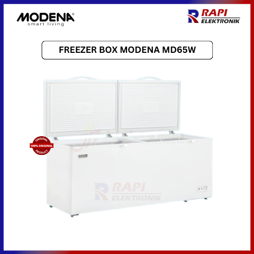 Jual FREEZER BOX MODENA MD65W / MD 65 W / Chest Freezer Kapasitas 650 ...