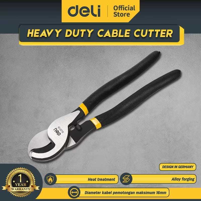 Jual Deli Tang Potong Kabel (Cable Cutter)10" High-carbon Steel Big ...