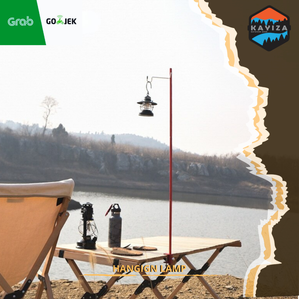 Jual Tiang lampu outdoor portable camping light pole 100 cm - af10 ...