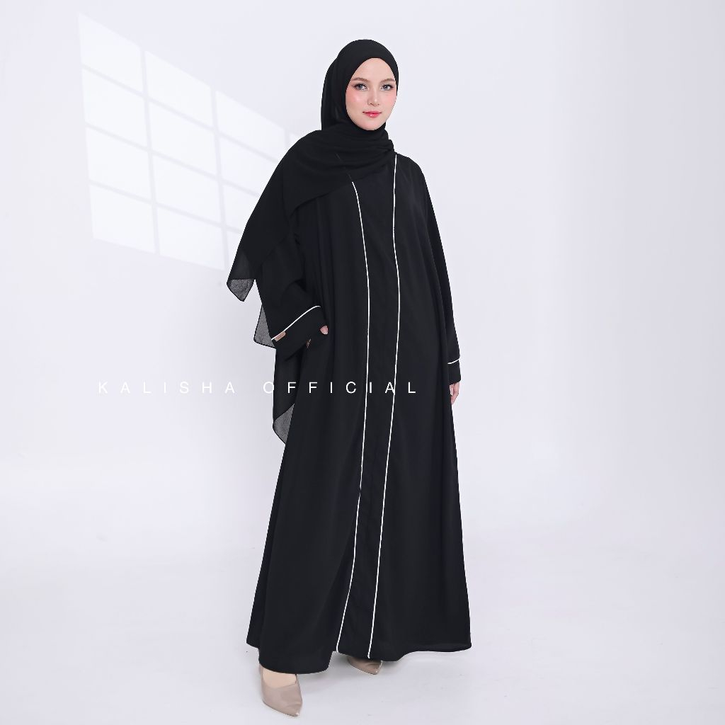 Jual Abaya Hitam Abaya Turkey Abaya Polos Gamis Syari Gamis Hitam Polos ...