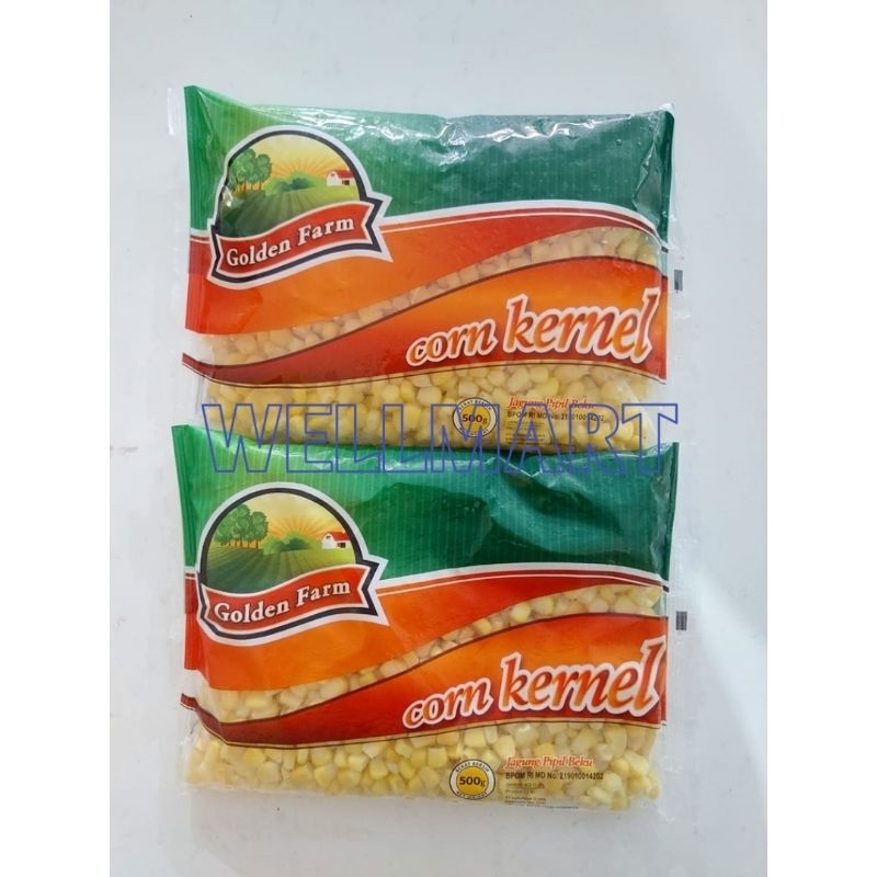 Jual Golden Farm Corn Kernel 500gr Jagung Pipil Beku Jagung Frozen ...