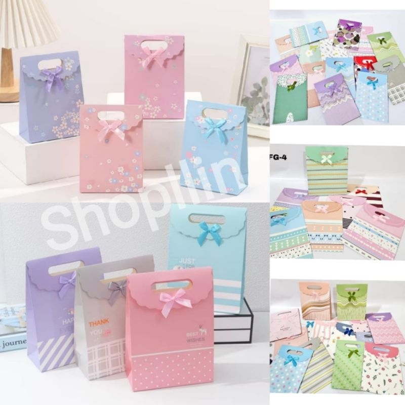 Jual Hand Bag kado / Tas Hampers pita / Paper Bag Pita TEBAL / Gable ...