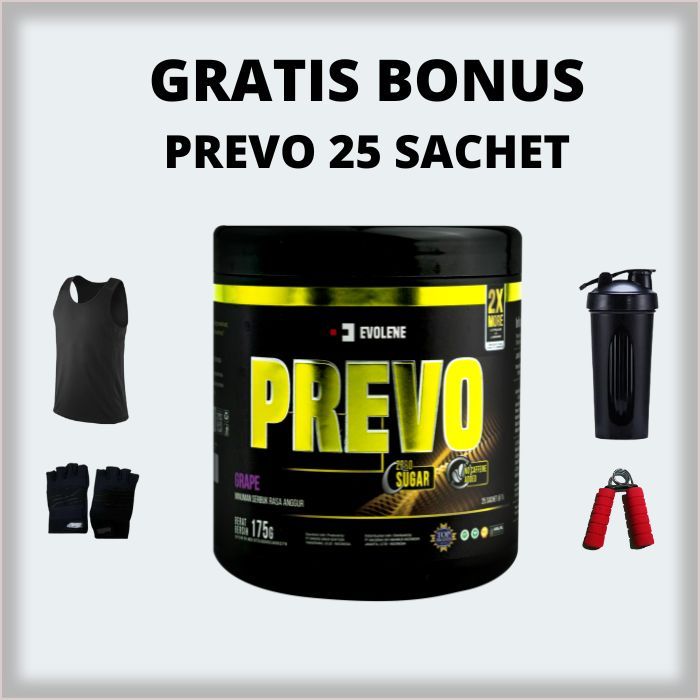 Jual PREVO 1 BTL ISI 45 SACHET PRE WORK OUT EVOLENE ENERGY EVO LENE ...