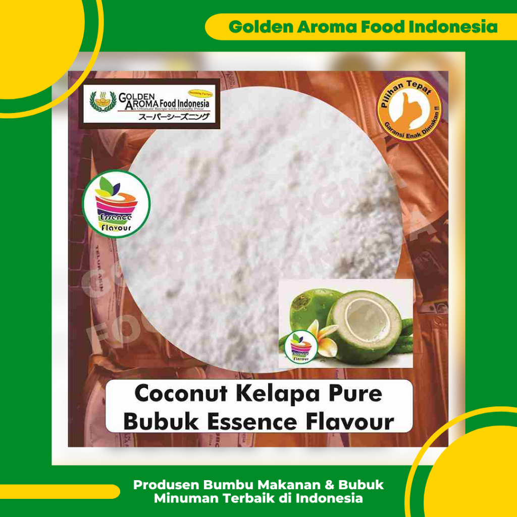 Jual Bubuk Kelapa Pure Efe 1/2kg Essen Flavor Ekstrak Coconut Murni 500 ...