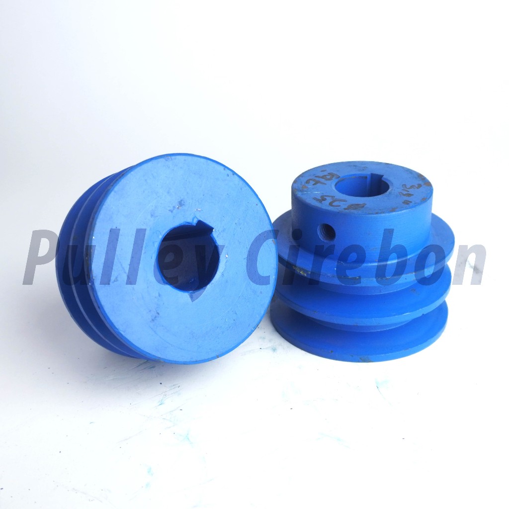Jual Pulley Pully Puli Besi Padat 3.5 inch V Belt Tipe A (2A / A2 ...