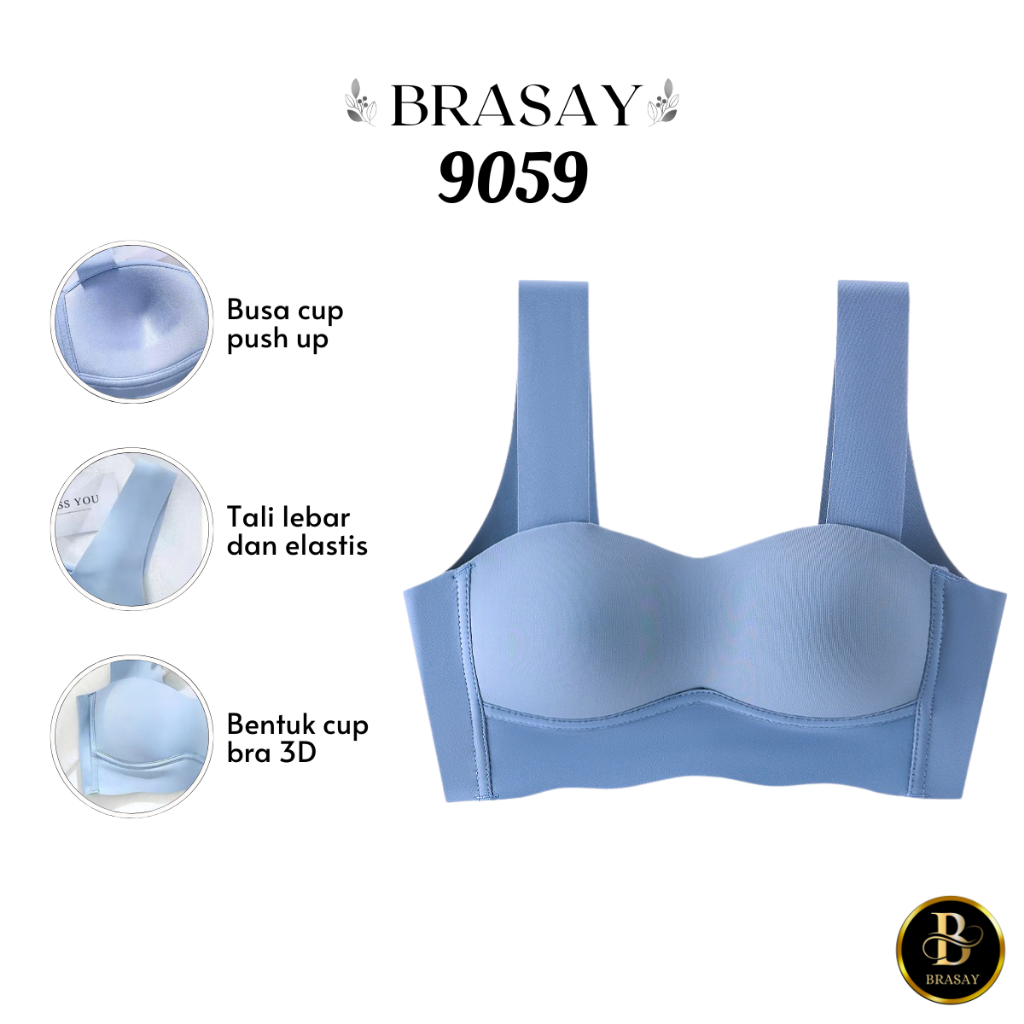 Jual Brasay BRA Wanita || WOMEN PUSH UP BRA || bahan elegan 9059 ...