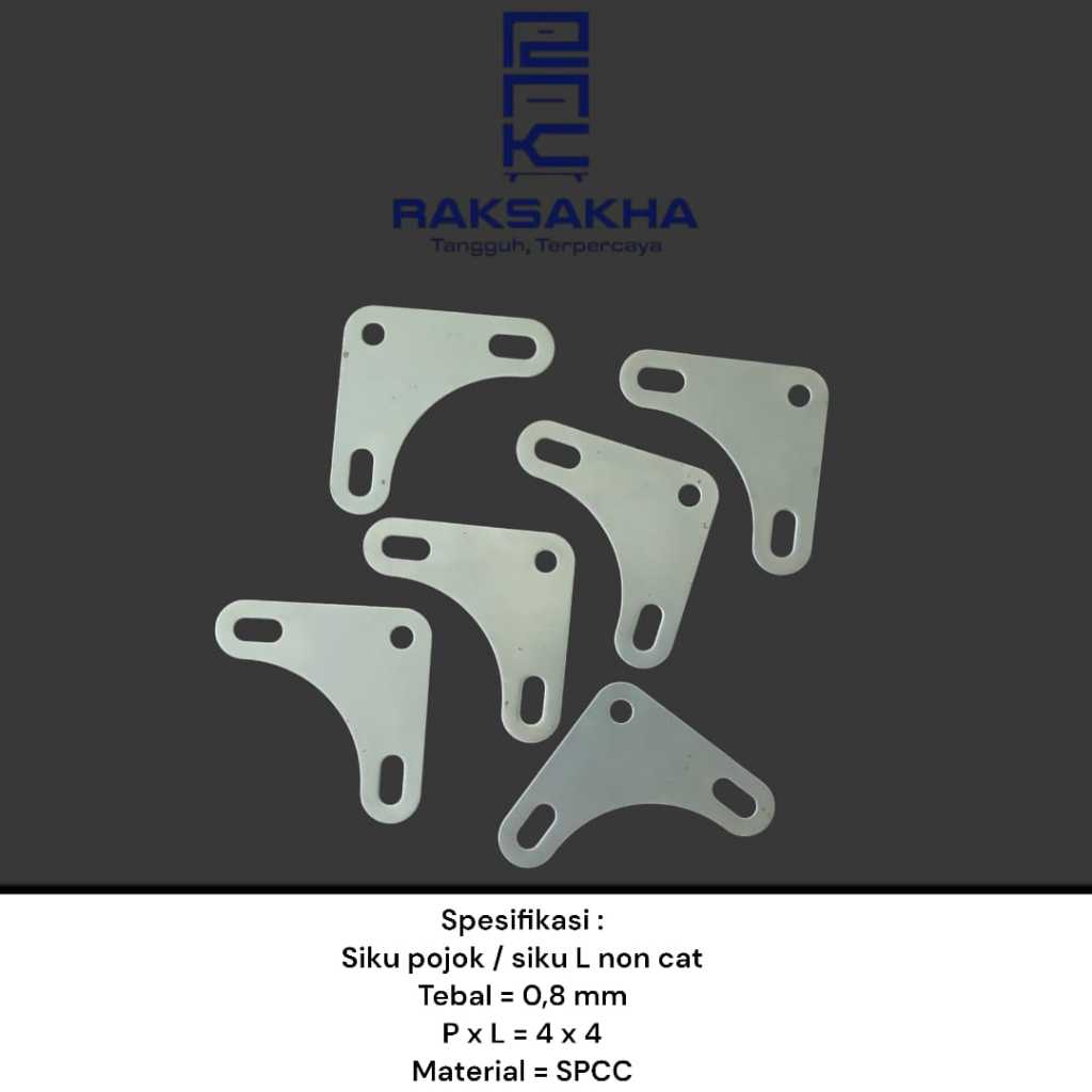 Jual siku pojok atau siku L non cat siku pojok rak besi 0,6mm | Shopee ...