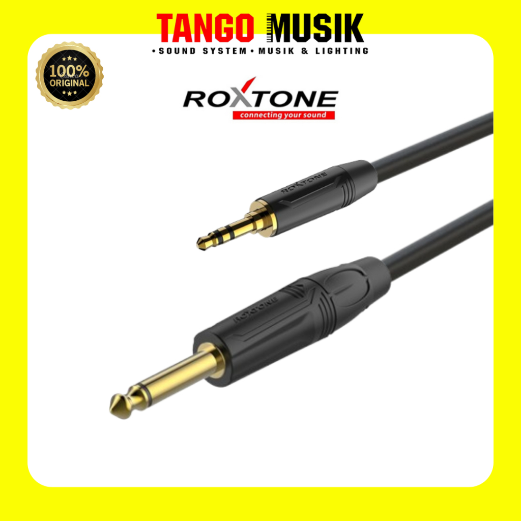 Jual KABEL AUDIO ROXTONE AKAI MONO TO AKAI MINI STEREO / KABEL AUDIO ROXTONE MC 032 / KABEL SET ...