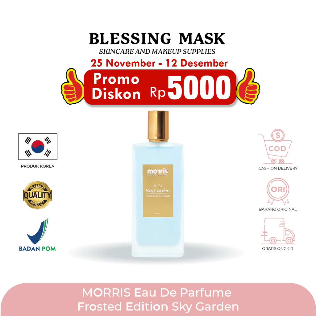Jual MORRIS Eau De Parfum Frosted Edition - 100mL | PARFUME Woman ...