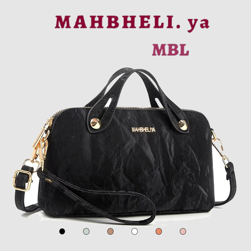 Jual MAHBHELI.ya Tas Mini Poland Hitam Wanita Kekinian Dengan Resleting ...