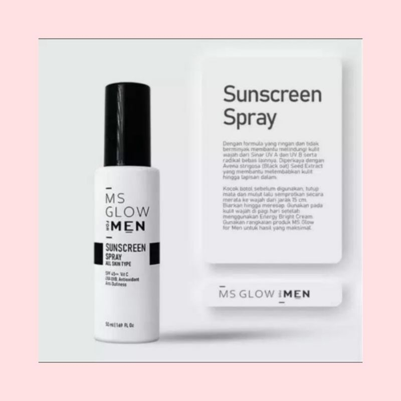 Jual SUNSCREEN MEN MS GLOW | Shopee Indonesia