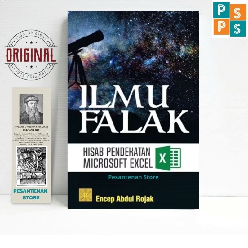 Jual Buku Ilmu Falak Original Hisab Pendekatan Microsoft Excel Prenada ...