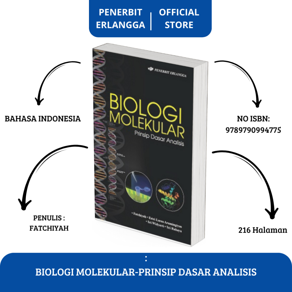 Jual [Erlangga Official] Biologi Molekular Prinsip Dasar Analisis | Shopee Indonesia