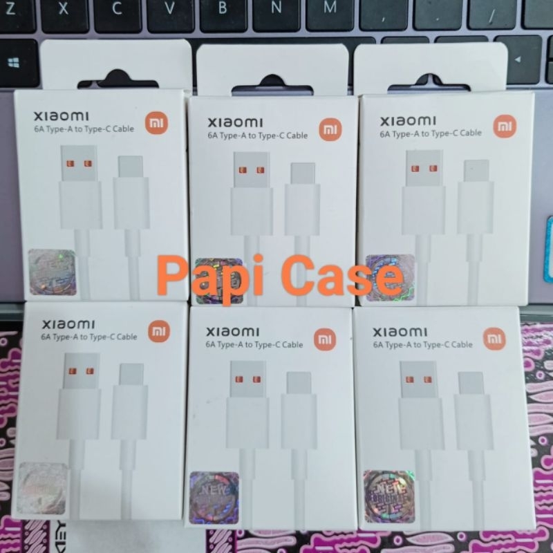 Jual Kabel Data Xiaomi USB Type C 6A Turbo Charger Original | Shopee Indonesia