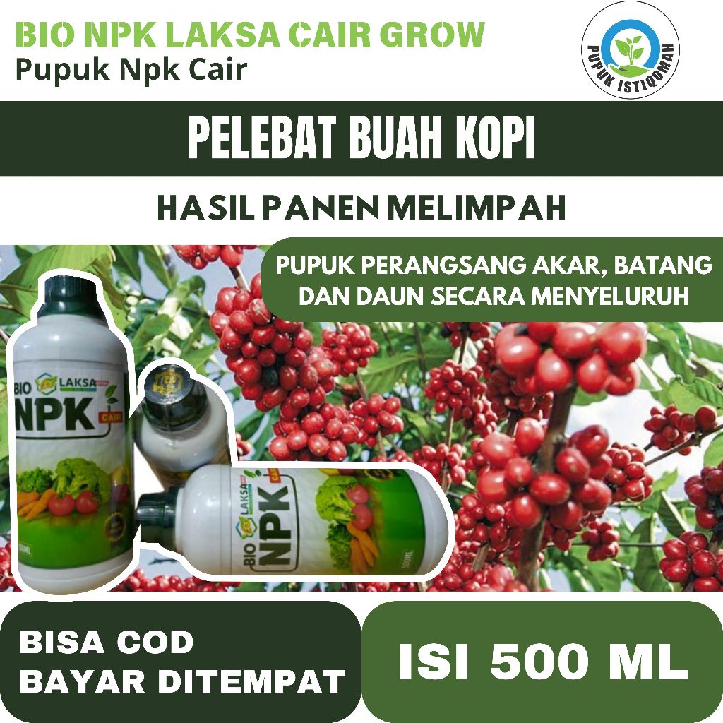 Jual Pupuk Organik Pelebat Booster Kopi Perangsang Buah Kopi, Pupuk Pelebat Buah Kopi ...