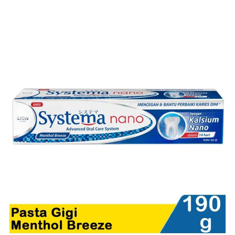 Jual systema pasta gigi menthol breeze 190gram | Shopee Indonesia