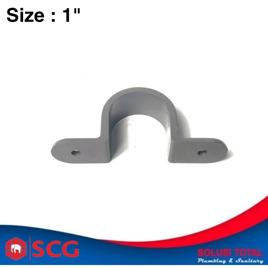 Jual Klem Omega Pvc 1 Inch Saddle Clip 1 Inch SCG | Shopee Indonesia