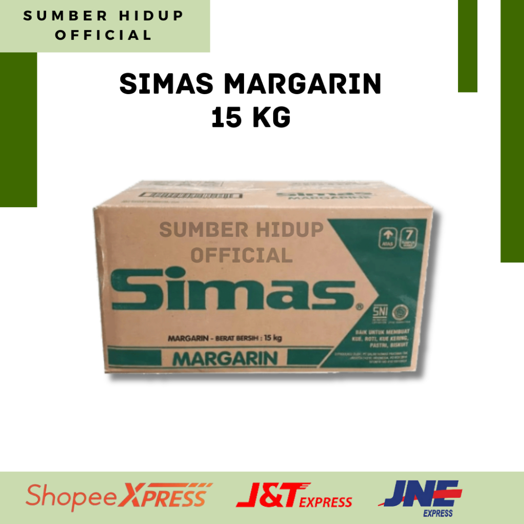 Jual SIMAS MARGARINE 15 KG / MENTEGA SIMAS 1 KARTON 15 KG | Shopee ...