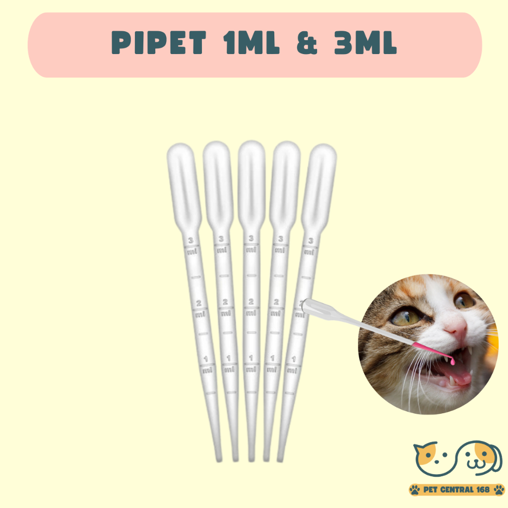 Jual Pipet Tetes 1ML & 3ML - Pipet Tetes Obat Vitamin Makanan Kucing ...