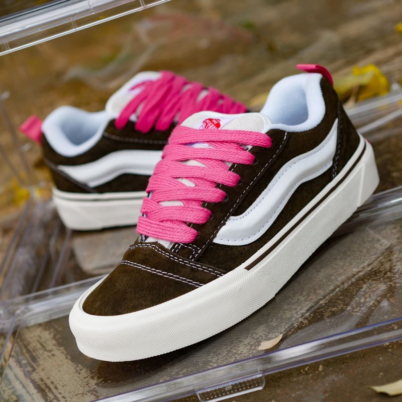 Jual Vans KNU Skool Brown Pink Classic 100% Original BNIB Garansi Uang ...