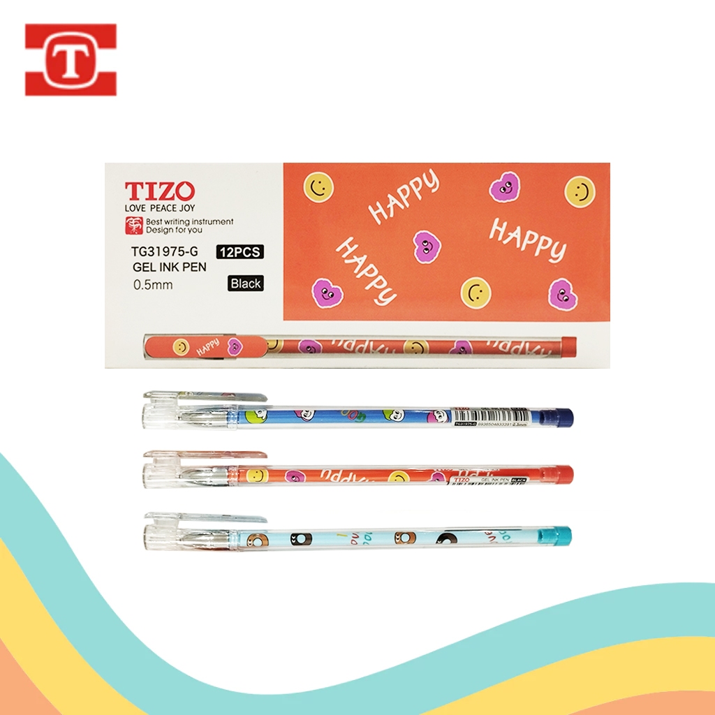 Jual GEL PEN TIZO TG 31975 (12 PCS) | Shopee Indonesia