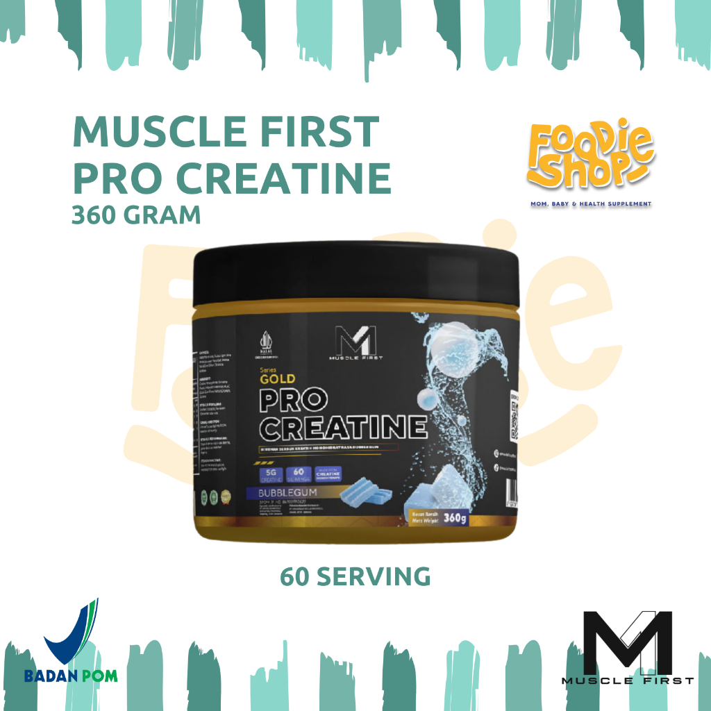 Jual M1 Muscle First Gold Pro Creatine 60 Serving 360 Gram | Shopee ...
