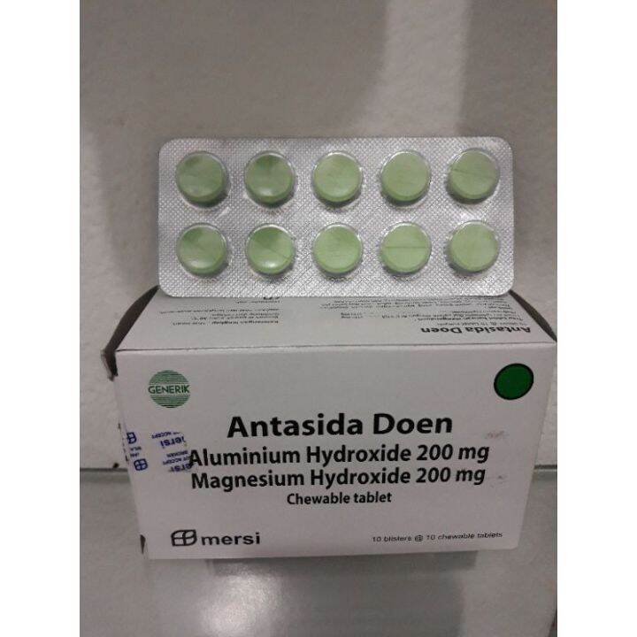 Jual ANTASIDA DOEN MERSIFARMA BOX 100 TABLET | Shopee Indonesia