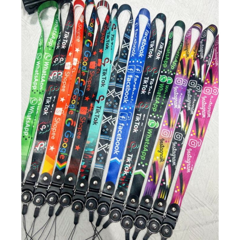 Jual Tali Gantungan HP Handphone Kunci Kartu Bisa Gantung di Leher ...