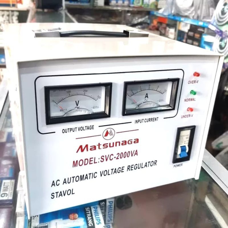 Jual Stavol MATSUNAGA 2000 VA / Watt SVC-2000N | Shopee Indonesia