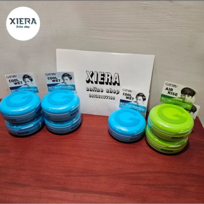 Jual Gatsby Moving Rubber Impor Biru Hijau 80g 80gram | Shopee Indonesia