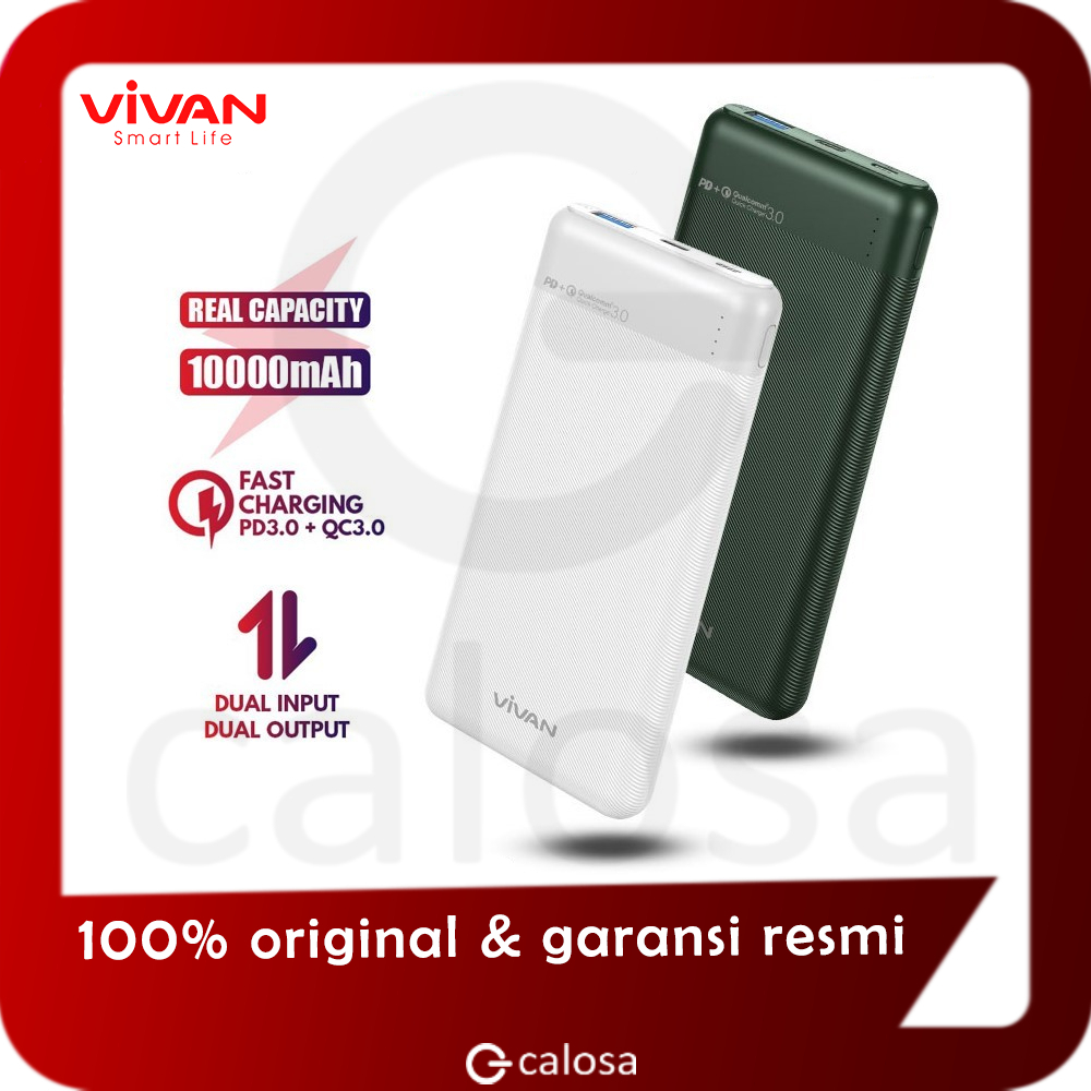 Jual VIVAN Powerbank Power Bank VPB M10 10000mAh Powerbank 18W two-Way ...