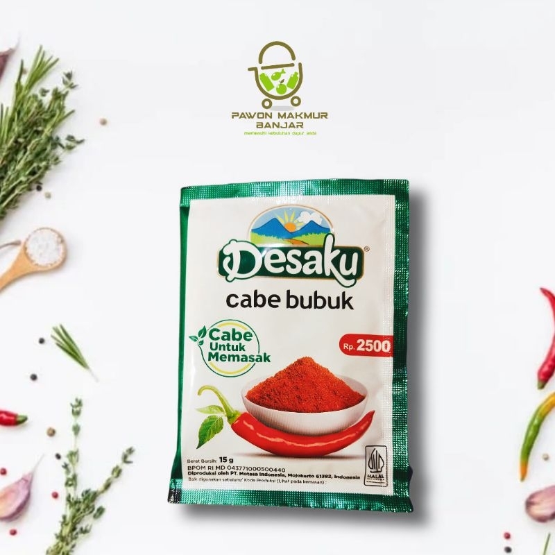 Jual DESAKU CABE BUBUK KEMASAN PER SACHET 15GR | Shopee Indonesia