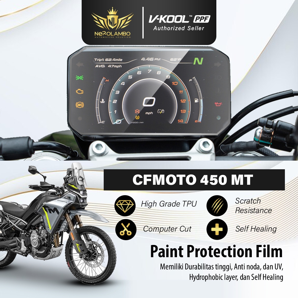 Jual PPF VKOOL Speedometer CFMOTO 450 MT | Nero Lambo Official | Shopee ...