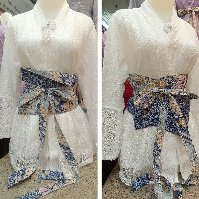 Jual KODE Q99B OBI BELT KAIN MOTIF BATIK MODERN SIMPEL | Shopee Indonesia