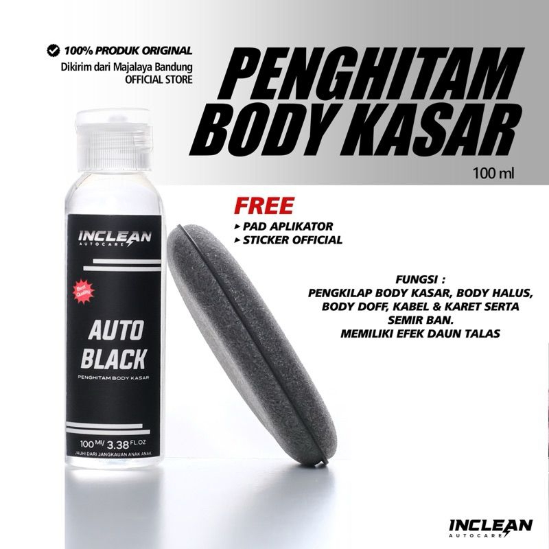 Jual Trending No.1 | AUTO BLACK penghitam body kasar by incleen ...