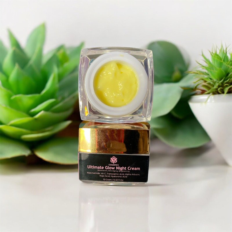 Jual Ultimate Glow Night Cream Niacinamide Vit C Tranexamic Acid Alpa ...