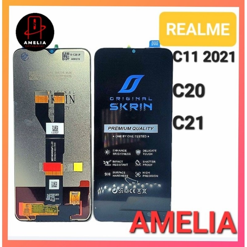 Jual LCD REALME C11 2021/ C20 / C21 FULLSET TOUCHSCREEN ORIGINAL | Shopee Indonesia