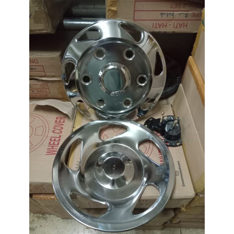 Jual Dop Roda/Weldop Truk/Bus Medium Ring 16 Lobang 6 motif Oval/kipas ...