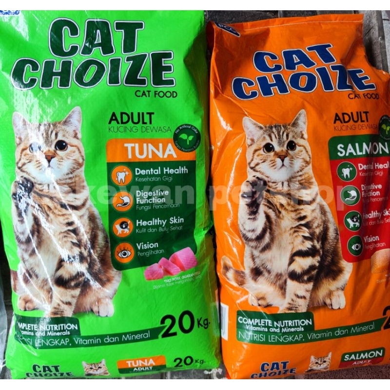 Jual PROMO - CAT CHOIZE 20KG ADULT / DEWASA (TUNA/SALMON) KIRIM ...