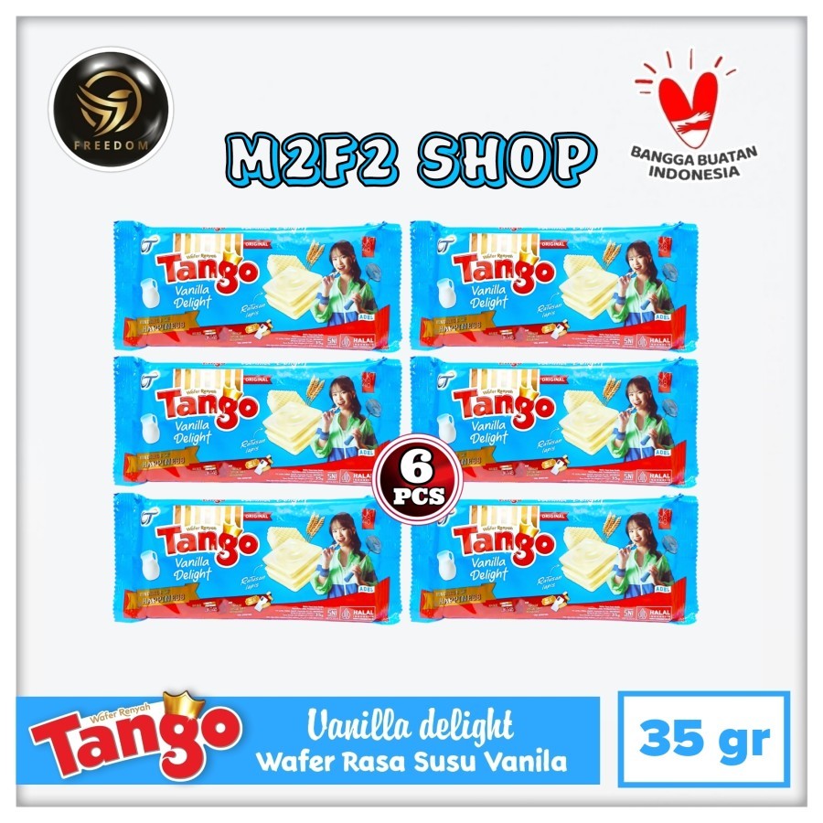 Jual Tango Wafer Vanilla Delight BITE SIZE | Krim Susu Vanila - 35 gr ...