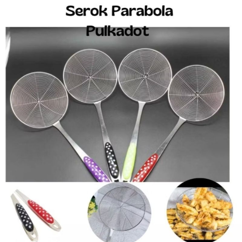 Jual Serok Gorengan /Serok Mie /Serok Gagang Polkadot /Serok ...