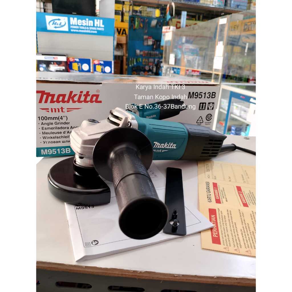 Jual Mesin Gerinda Tangan Makita M 9513B Angle Grinder 4inch 850 Watt ...