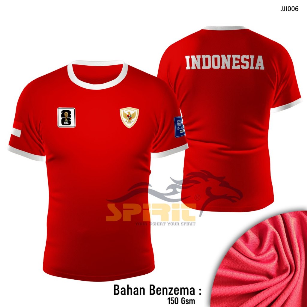 Jual BAJU TIMNAS INDONESIA BAJU JERSEY TIMNAS INDONESIA KUALIFIKASI ...