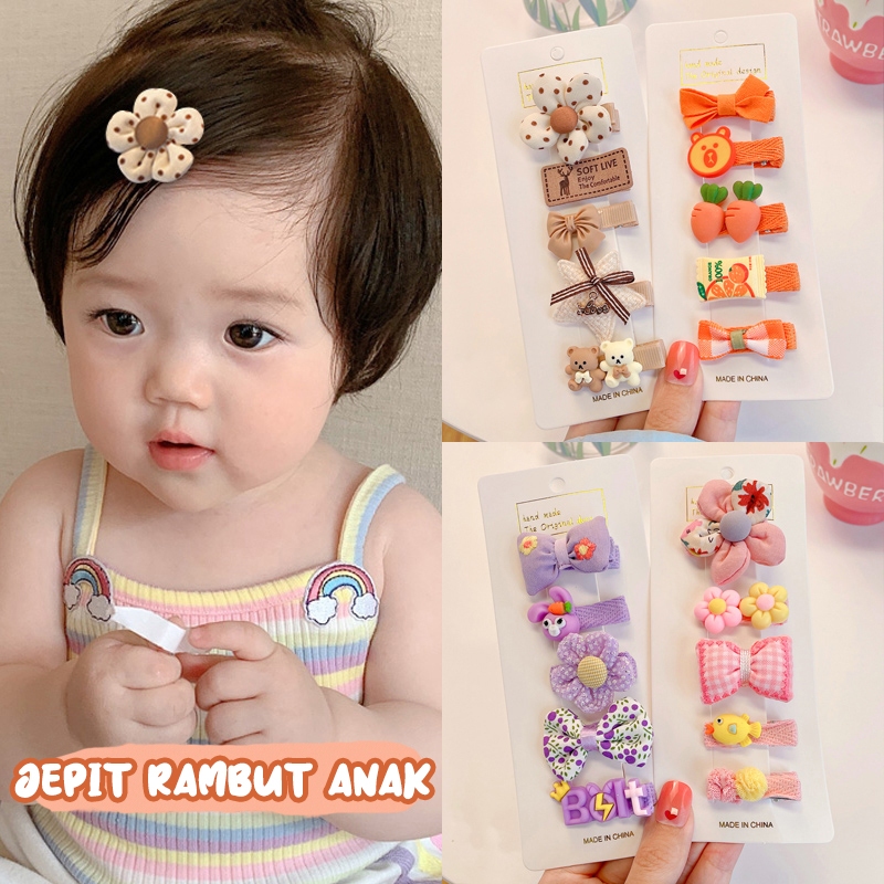 Jual ROVEDCITY Jepit Rambut Anak Jepit Rambut Berlapis Kain Ukuran ...