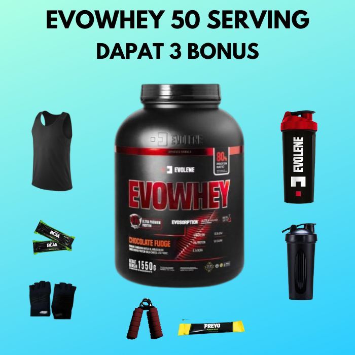 Jual EVOWHEY EVOLENE ISI 50 SACHET WHEY PROTEIN 50 SERVING 1,75 ...