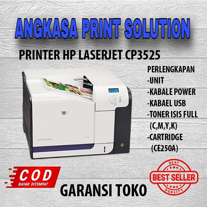 Jual printer color hp laserjet cp3525n | 3525 | printer warna | print ...