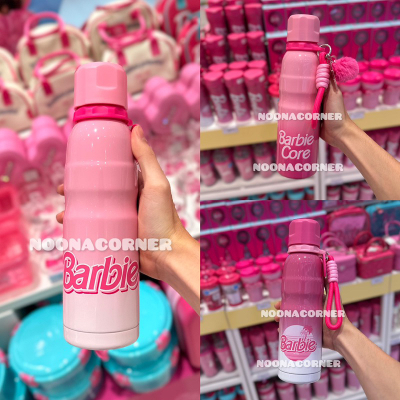 Jual Miniso x Barbie ‼️ Botol Minum Stainless Sedotan Handle Barbie ...