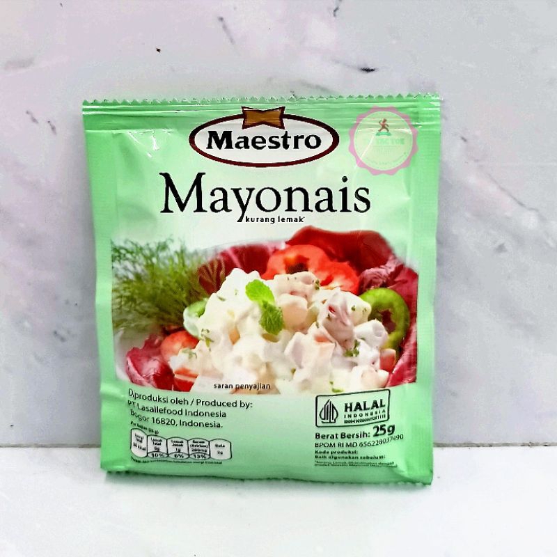 Jual Maestro 25gr / Mayonaise Maestro 25gr / Maestro Sachet / Maestro ...