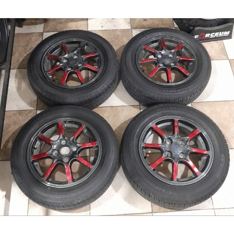 Jual Velg Mobil Second Oem New Ayla Ring 14 pcd 4x100 | Shopee Indonesia