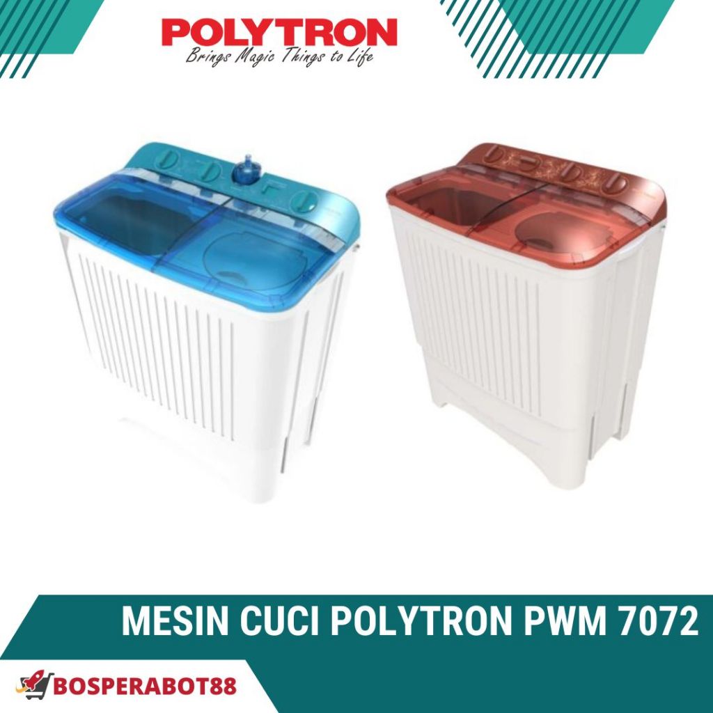 Jual MESIN CUCI POLYTRON PWM 7072 / 8072 / 9072 Primadona Giant ...